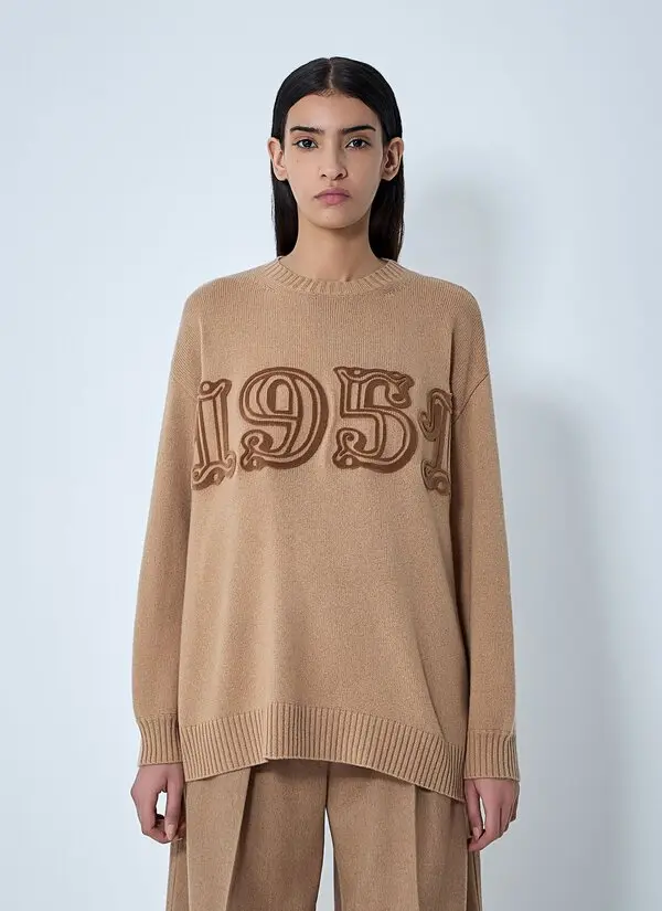 Max Mara Wool-and-cashmere-blend Sweater - Camel