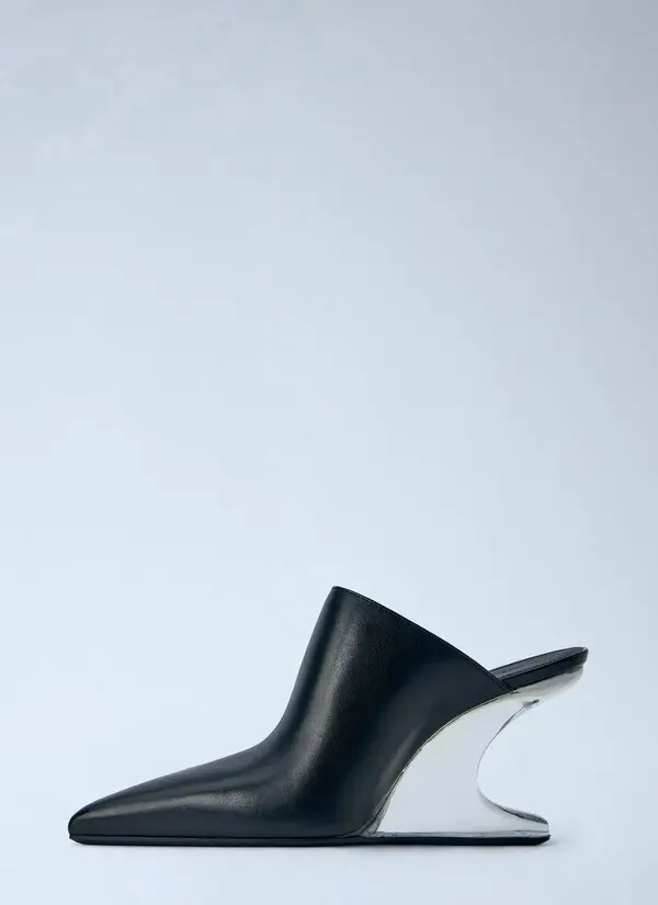 Rick Owens Cantilever 8 Sabot Sharp Mules