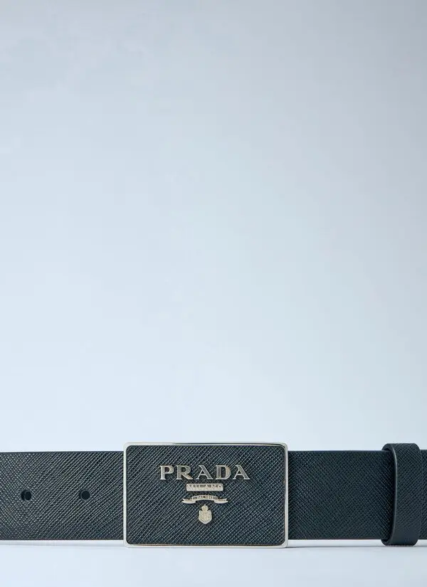 Prada Saffiano Leather Belt