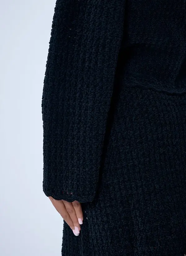 GANNI Crochet Cardigan