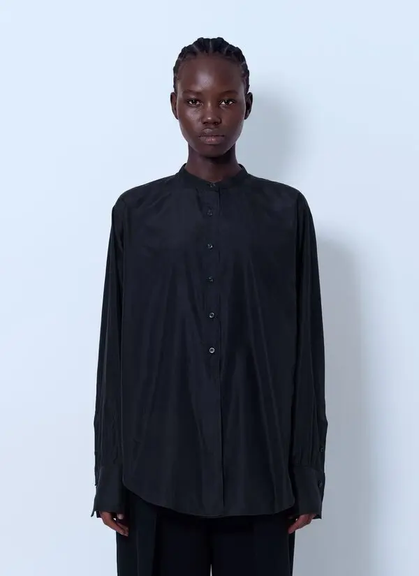 THE ROW Lula Shirt - Black