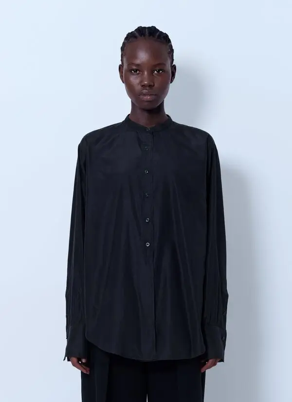 THE ROW Lula Shirt - Black