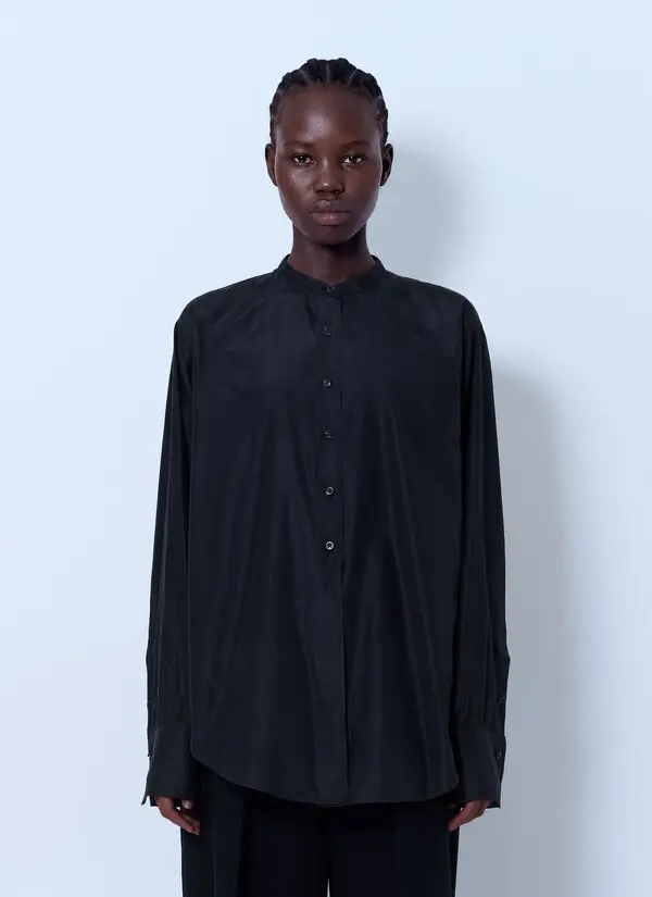 THE ROW Lula Shirt - Black