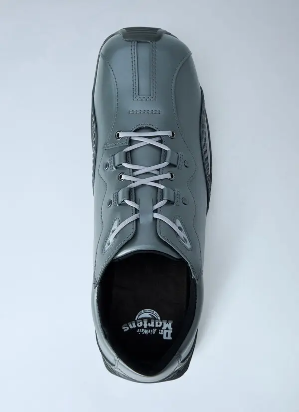 Dr. Martens Aurix 5i Gunmetal Satin Finish Leather Lace Ups