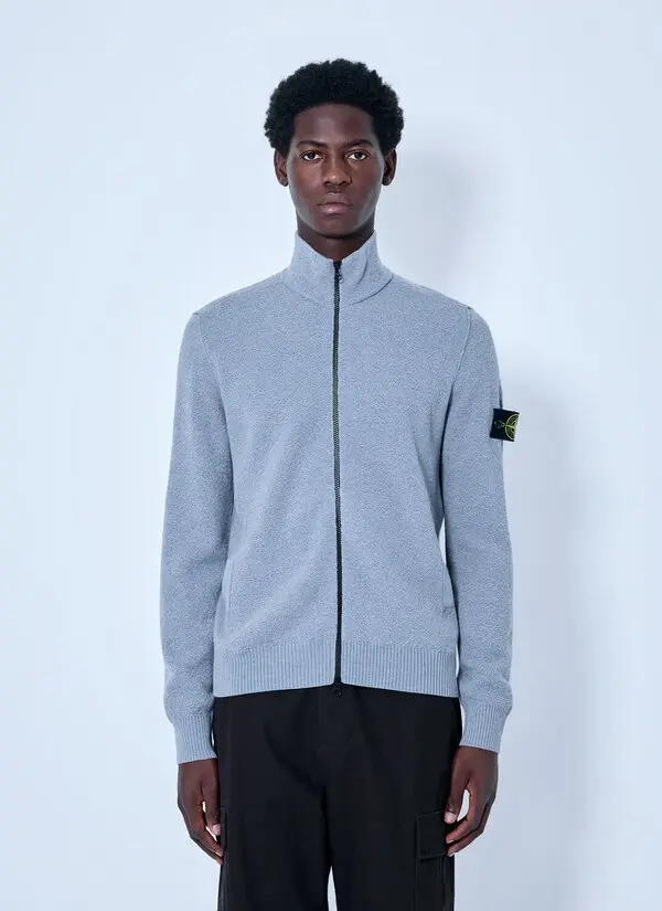 Stone Island Zip-up Knit Sweater