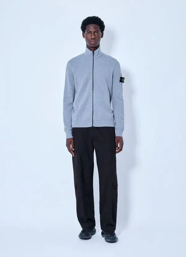 Stone Island Zip-up Knit Sweater
