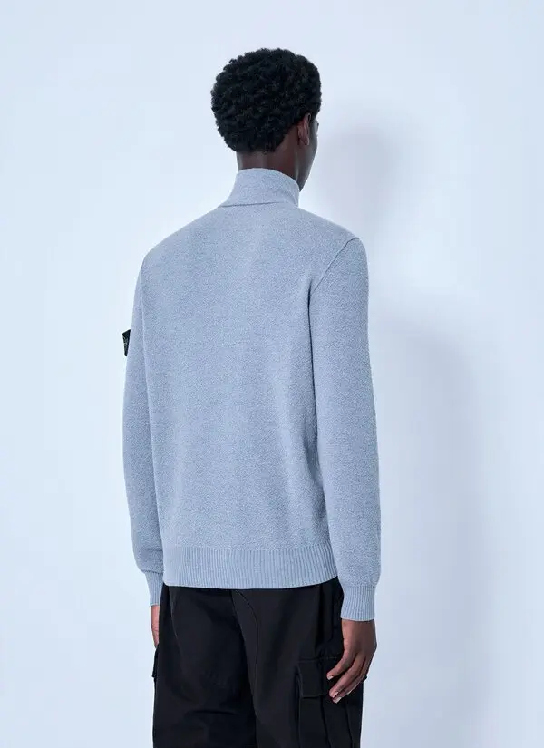 Stone Island Zip-up Knit Sweater