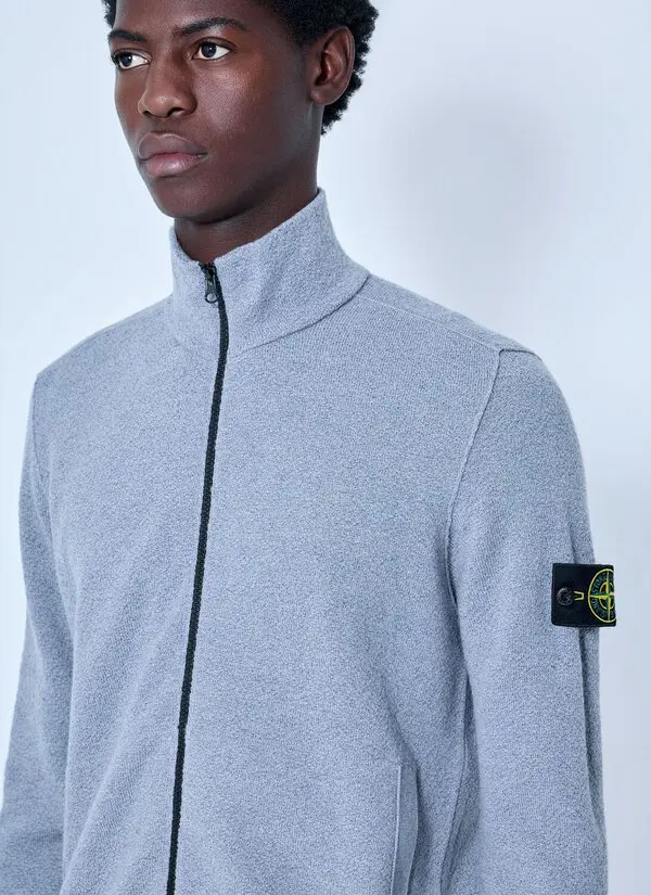 Stone Island Zip-up Knit Sweater