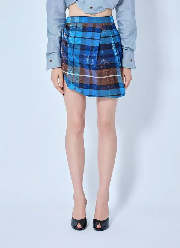 VIVIENNE WESTWOOD Zora Mini Skirt - Blue