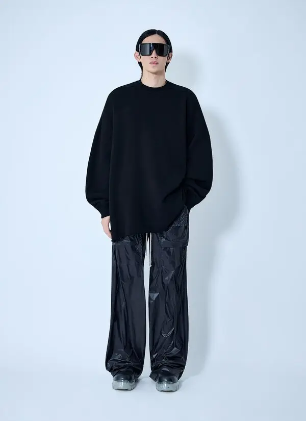 Rick Owens Creatch Wide Cargo Drawstring Pants
