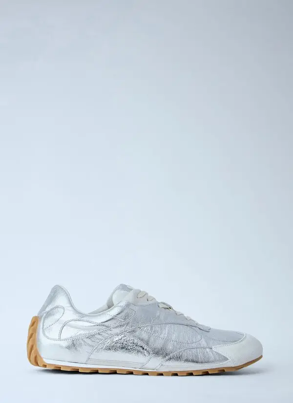 Bottega Veneta Orbit Flash Sneakers - Silver