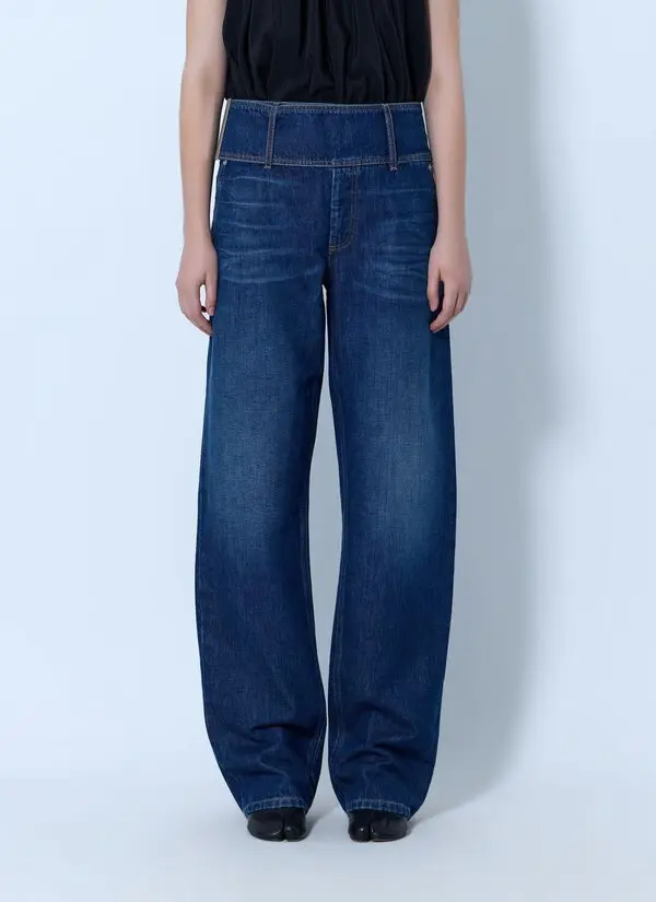 Sportmax Wide-leg Denim Jeans - Navy