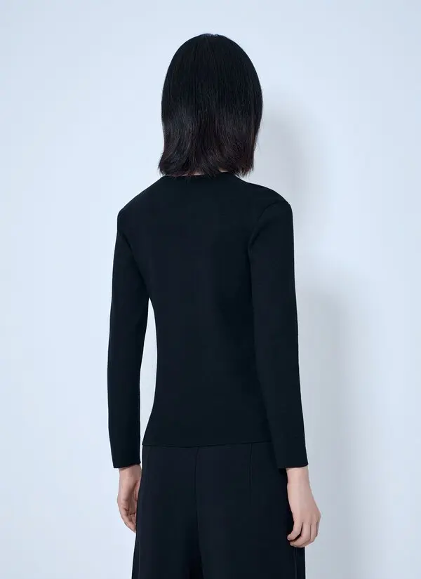 TOTEME Compact Knit V-neck