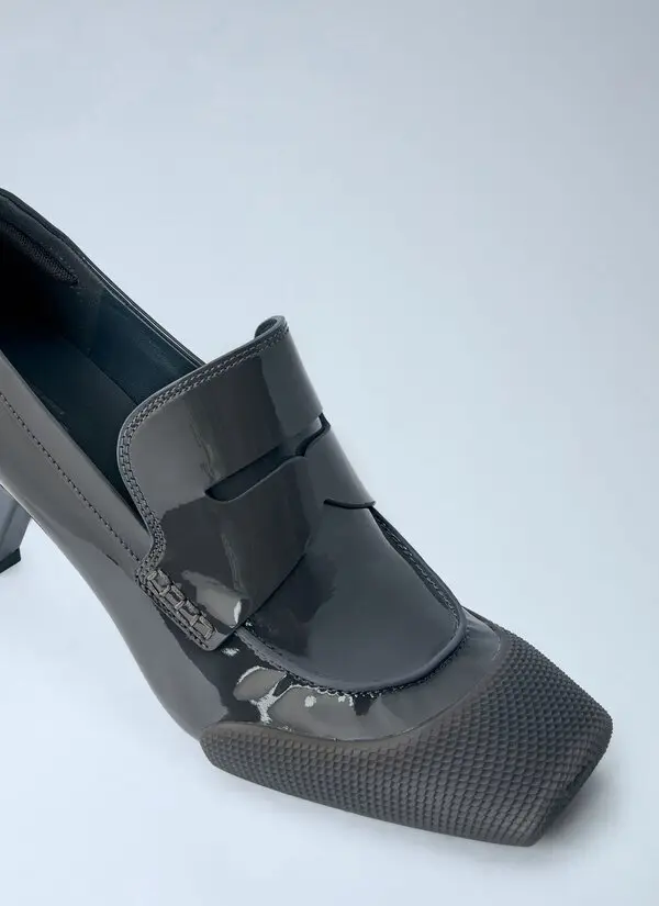 Lacoste Runway Leather Matchday Heels - Grey