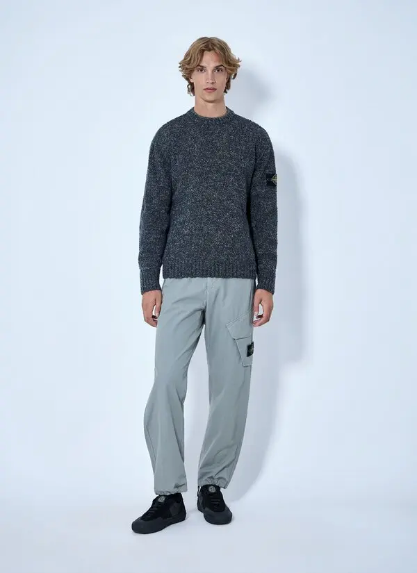 Stone Island Crewneck Wool-blend Sweater