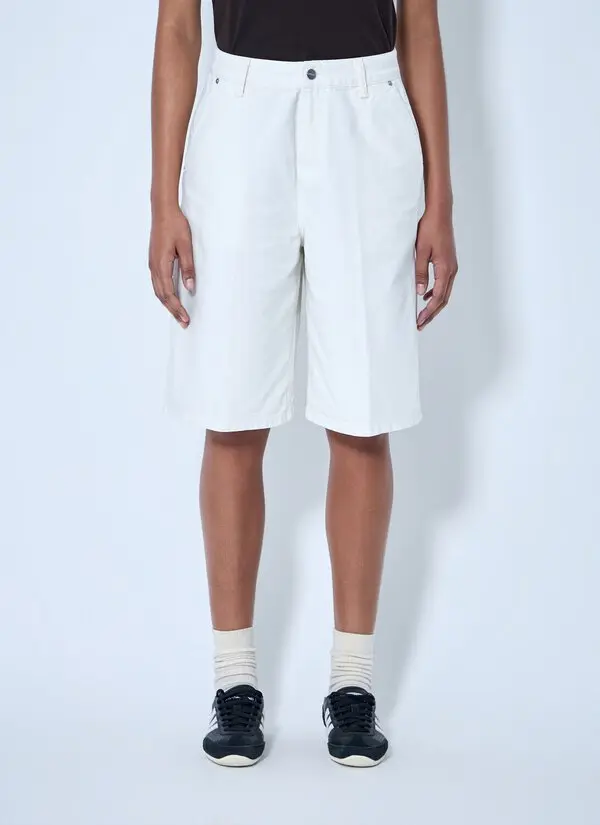 Carhartt Work In Progress Nixon Single Knee Shorts - White