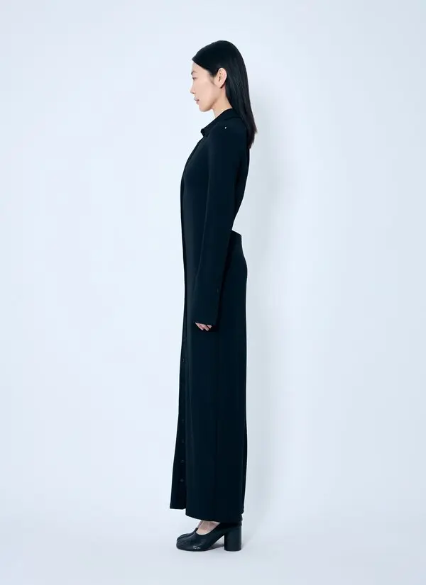 Sportmax Crepe Jersey Shirt Dress