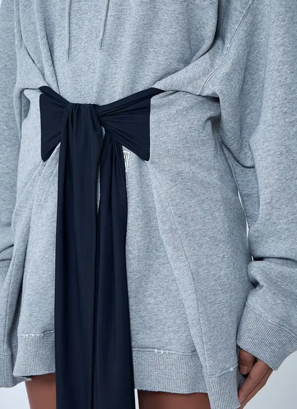 MAISON MARGIELA Hooded Sweatshirt With Attached Sash