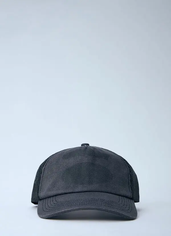 StÜssy Ghost Logo Trucker Cap - Grey