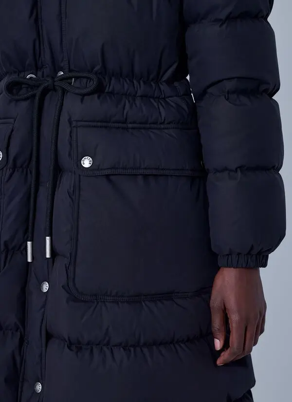 Moncler Pic Hooded Long Down Coat