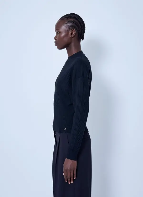 Sportmax Ribbed Knit Sweater