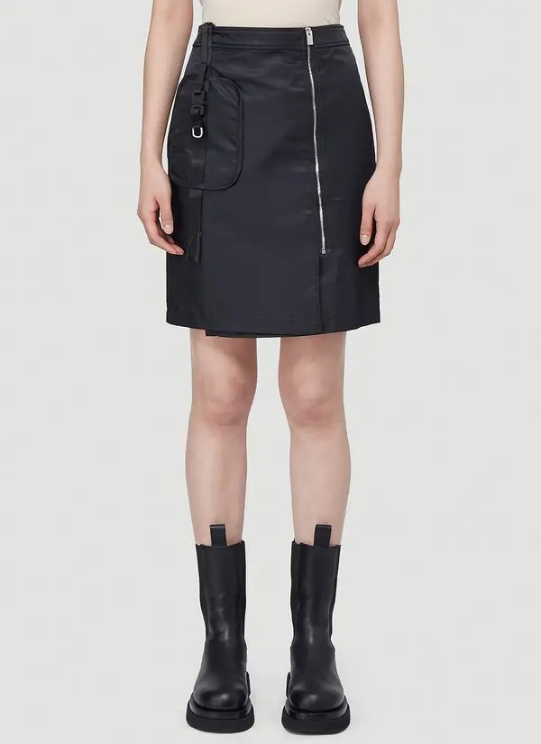 1017 Alyx 9sm Zip-up Skirt - Black