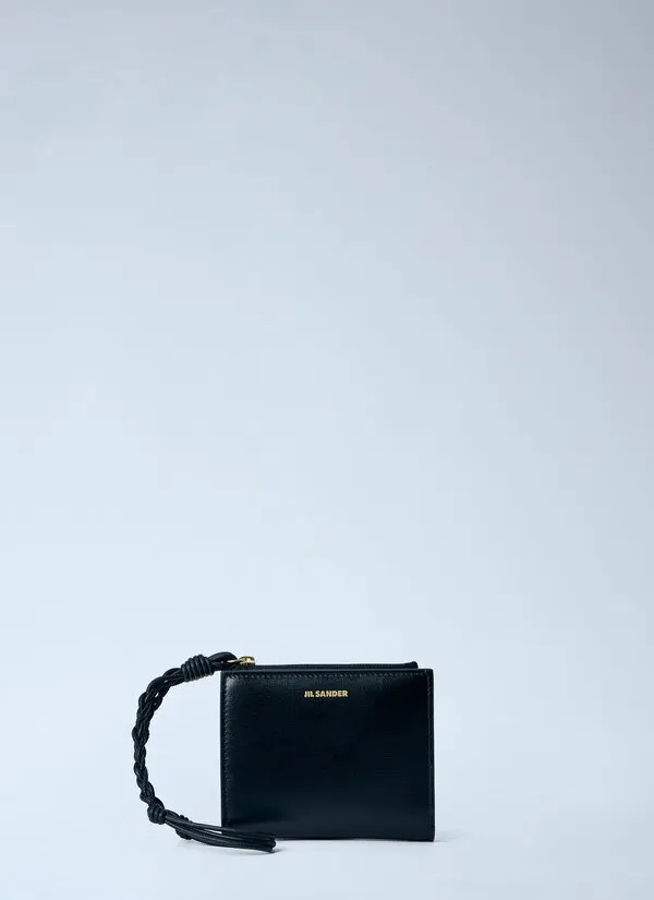 JIL SANDER Tangle Mini Wallet - Black