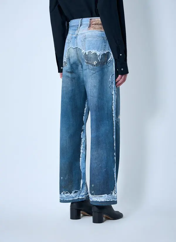 Acne Studios Trompe-l'oeil Jeans