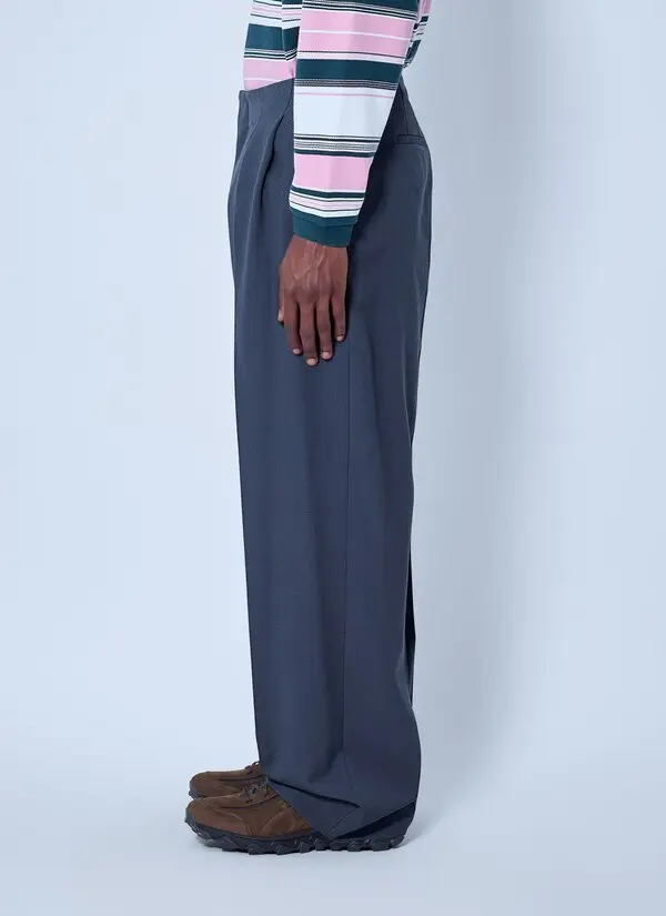 Lacoste Runway Straight Fit Tailored Jacquard Pants