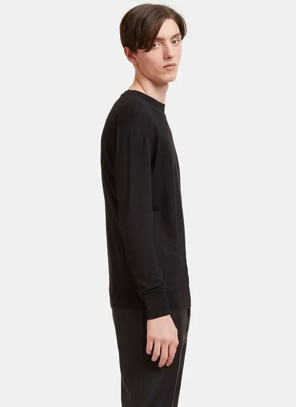 AIEZEN Silk And Cashmere-blend Crewneck Sweater