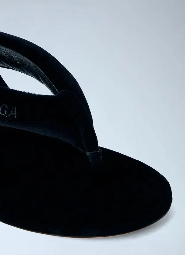Balenciaga Gaeta Wedge Thong Sandals