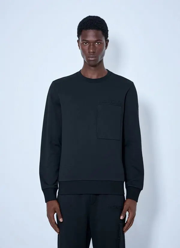 Moncler Crewneck Sweatshirt - Black