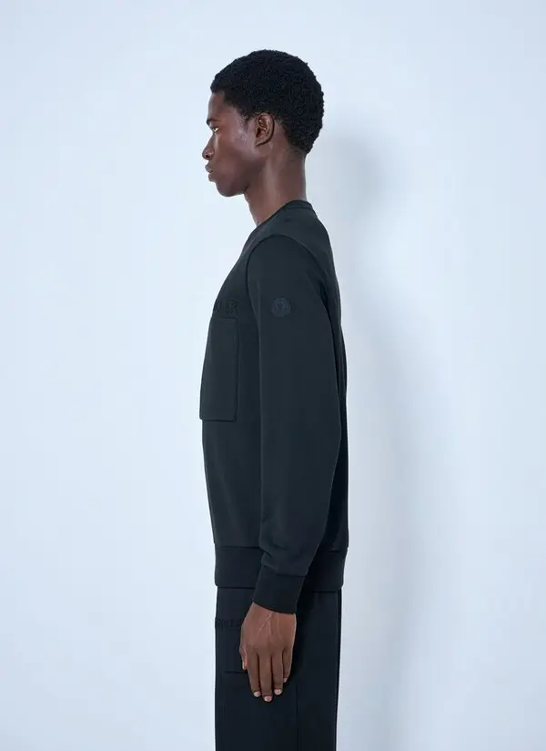 Moncler Crewneck Sweatshirt - Black