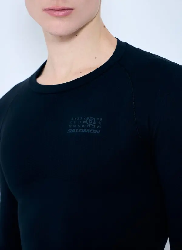 MM6 MAISON MARGIELA X SALOMON Textured Long-sleeved Top