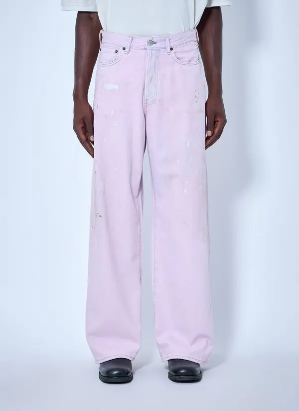 Acne Studios 1981 Loose Fit Jeans - Pink