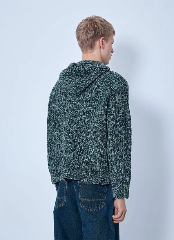 Stone Island Knit Zip-up Hoodie