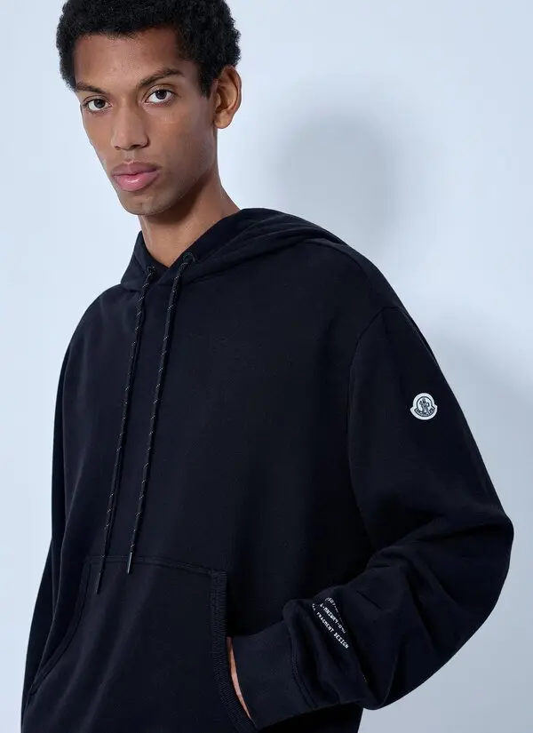 MONCLER X FRGMT HIROSHI FUJIWARA Hooded Sweatshirt With Patch Detail