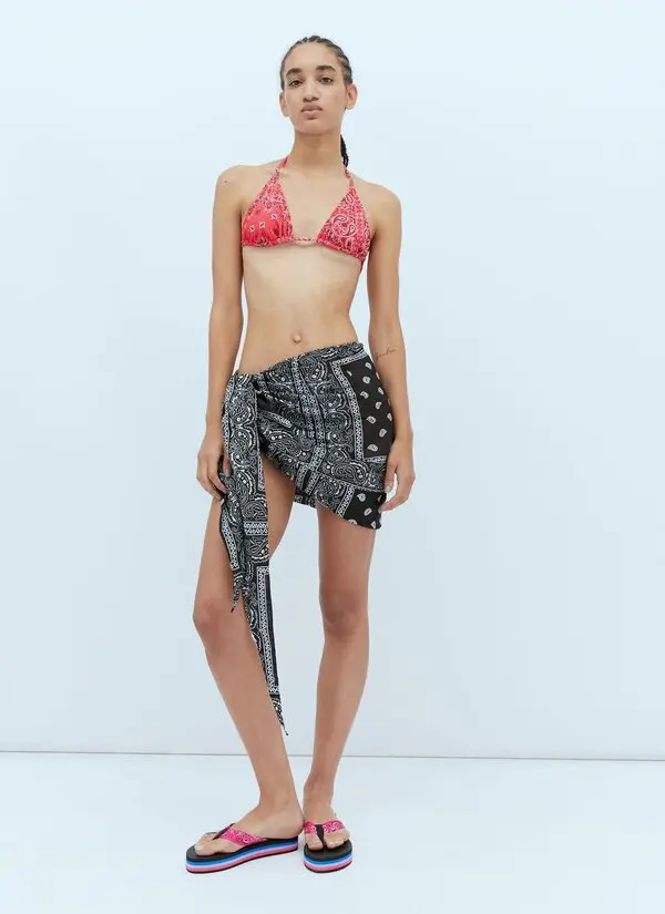 ARIZONA LOVE Capri Triangle Bikini Top - Red