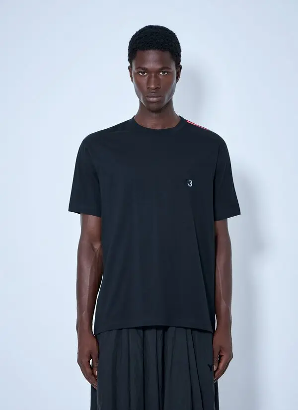 Y3 Gradient 3-stripes T-shirt - Black