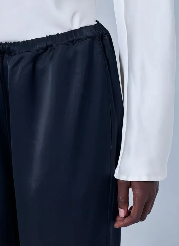 RÓHE Relaxed Fit Satin Trousers