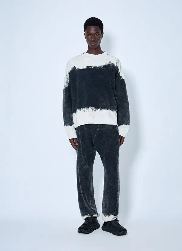 NOMARHYTHM TEXTILE Hand Dye Reverse Twist Sweatshirt