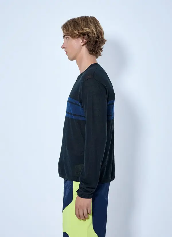 StÜssy Striped Long Sleeve Sweater