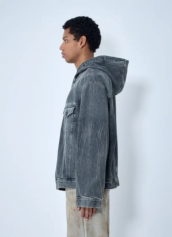 Acne Studios Hooded Denim Jacket