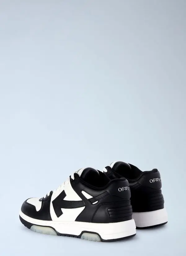 Off-White Out Of Office Calf Leather Sneakes - Black