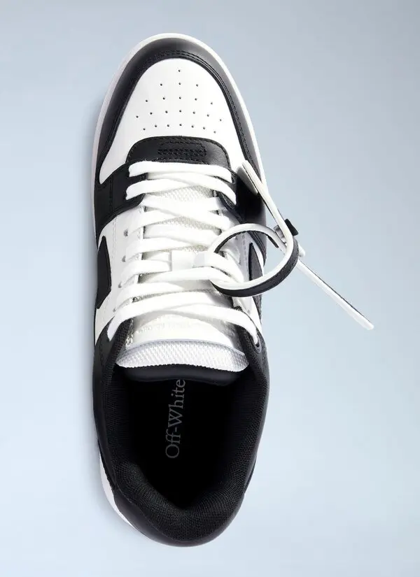 Off-White Out Of Office Calf Leather Sneakes - Black