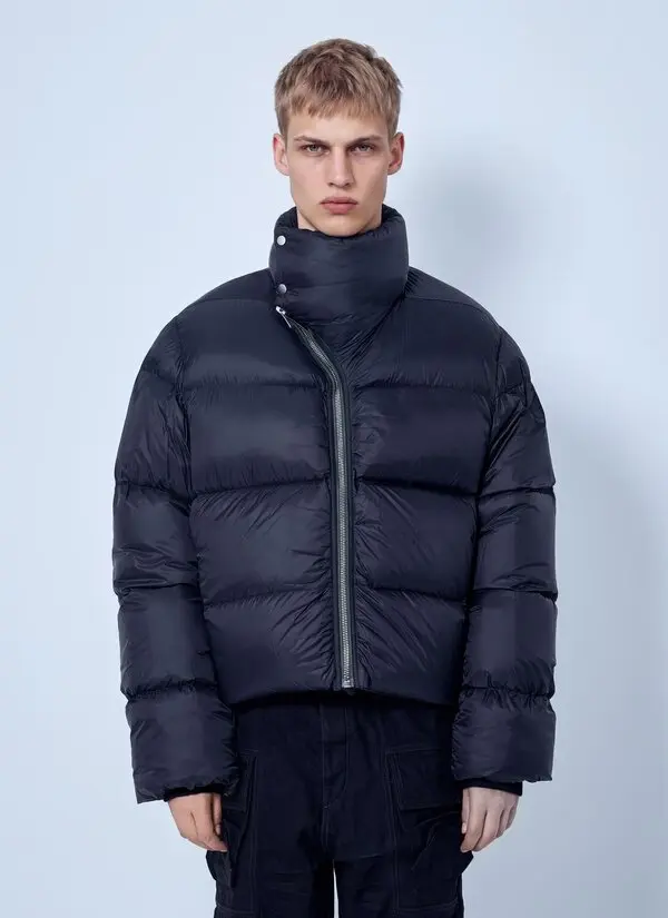 Rick Owens Turtle Down Jacket - Black