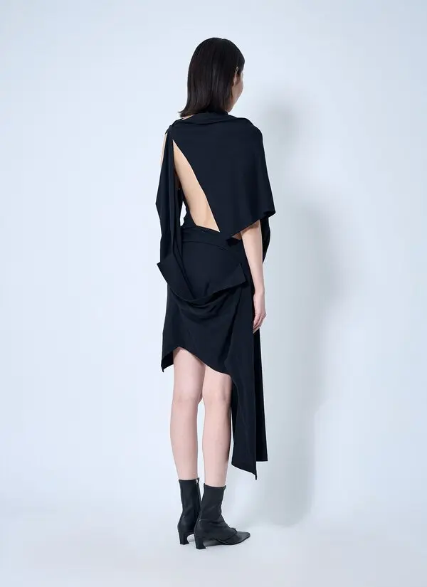 SIA ARNIKA Draped Polo Dress
