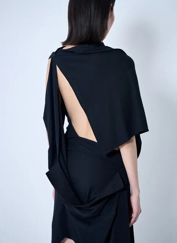 SIA ARNIKA Draped Polo Dress