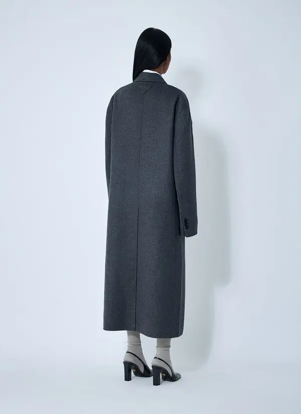 Prada Long Wool-blend Coat