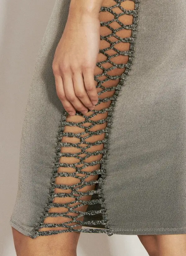 ISA BOULDER Floater Knit Midi Dress